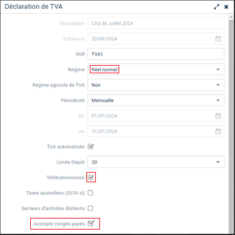 Gestion de l’acompte "Congés payés" dans la déclaration de TVA – LOOP ...